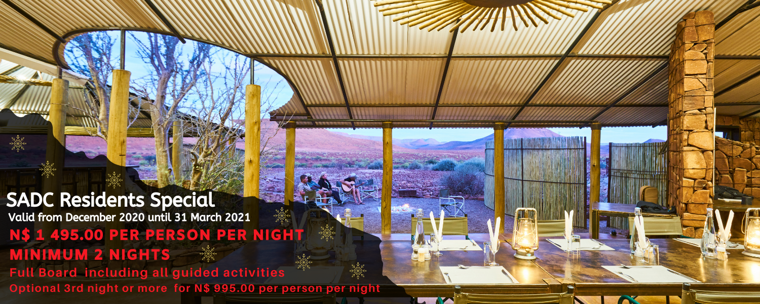 Etendeka Mountain Camp - Luxury Safari Tents in Namibia
